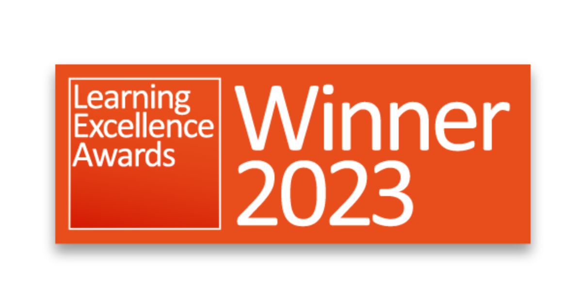 Sponge Learning | Sponge secures four award wins at the Learning Excellence Awards 2023.