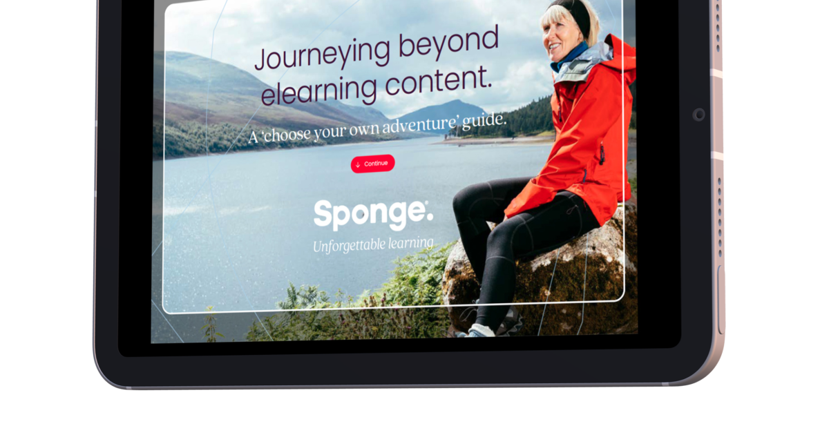 Sponge Learning | Journeying beyond elearning content: a ‘choose your own adventure’ guide.
