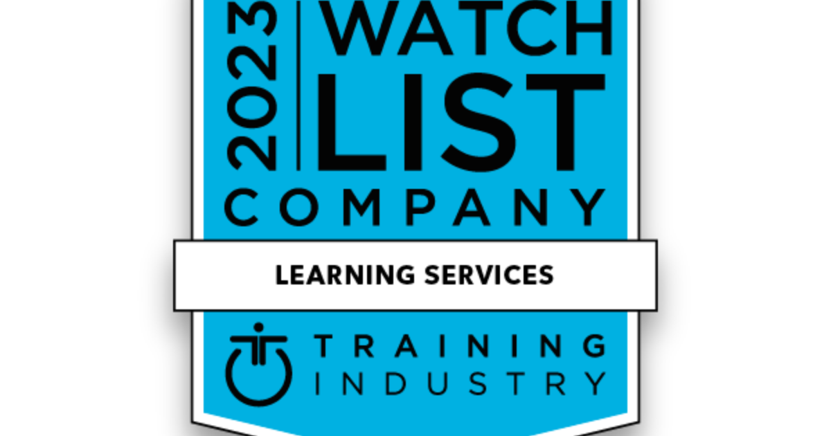 Sponge Learning | Sponge secures position on Training Industry's 2023 Watchlist for Learning ...